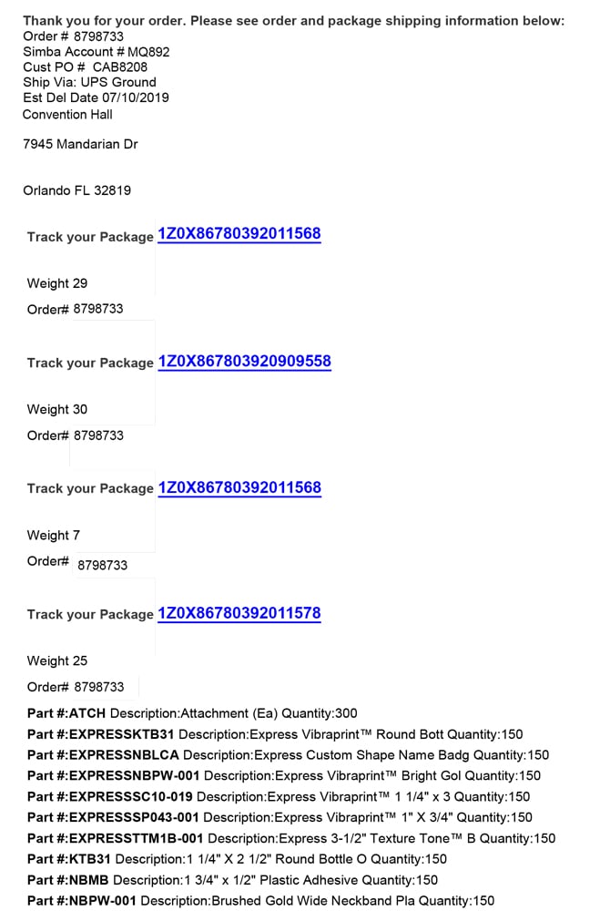 Where can I find my tracking number?