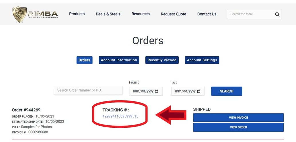I cannot find my tracking number email, can I get another one?